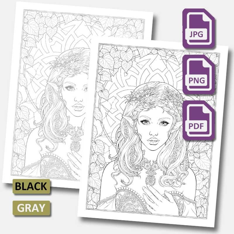 Pack 5 coloring pages - Pack 1